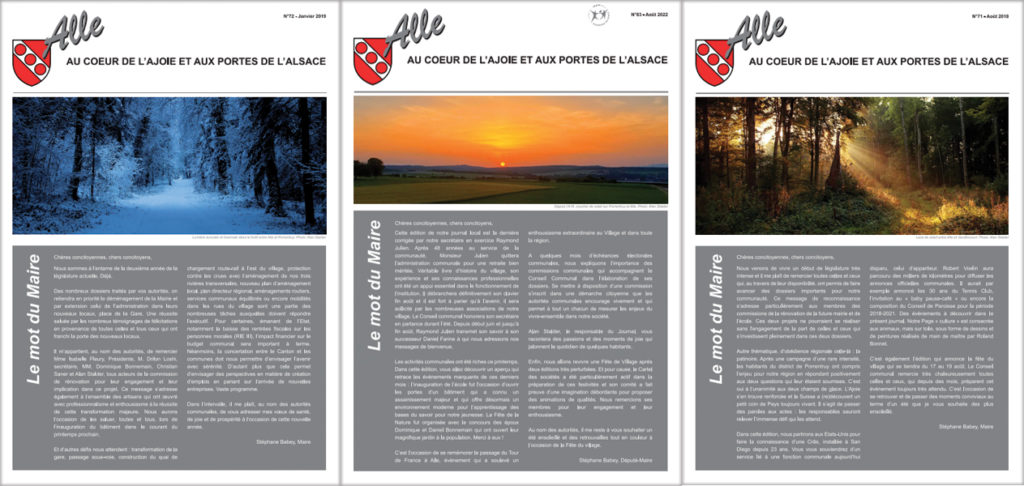 Journal local d’Alle – Commune d'Alle